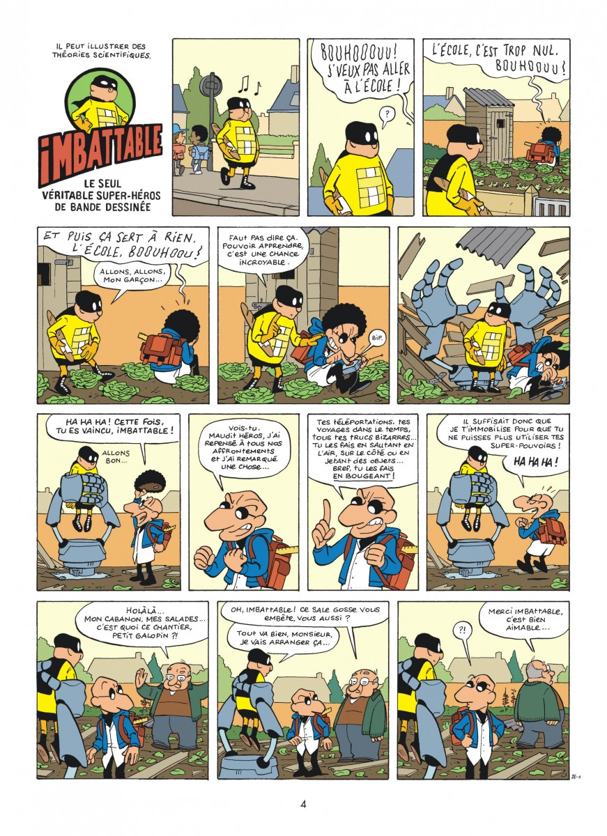Imbattable, un super-héros de bande dessinée – Herbv : Pour écrire sur…
